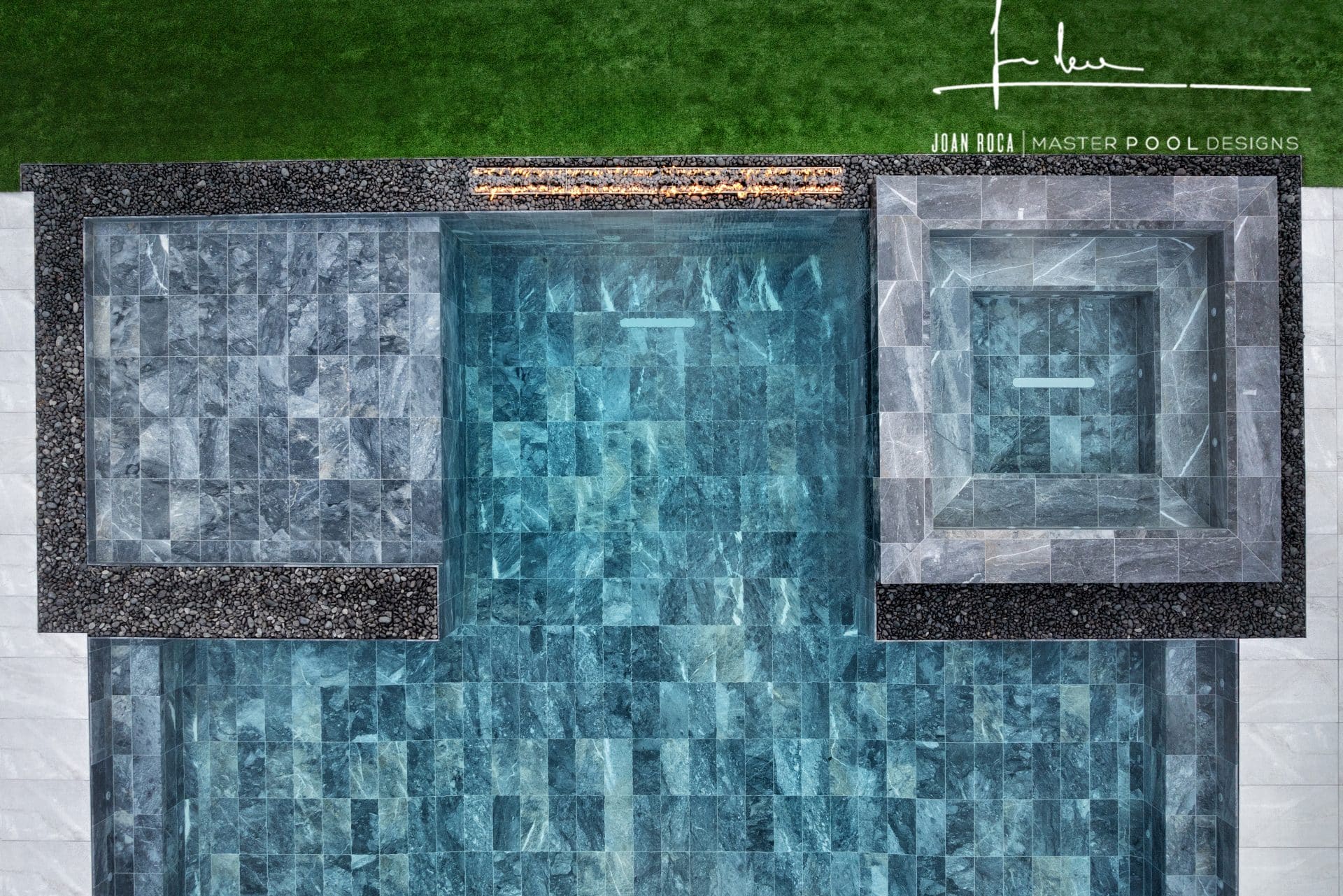 Custom Swimming Pool Design Ponte Vedra With Fire Feature